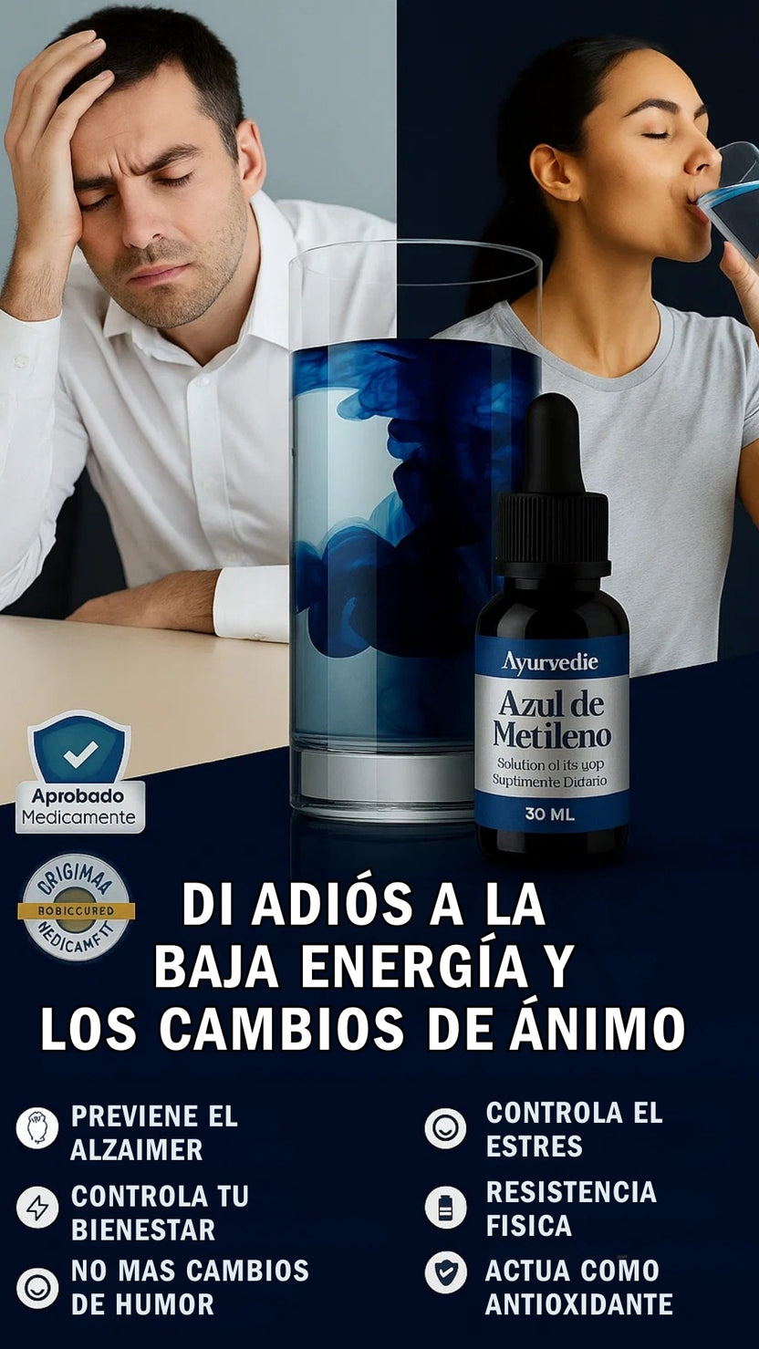 AZUL DE METILENO AYURVEDIC 30 ML – Trendy Market